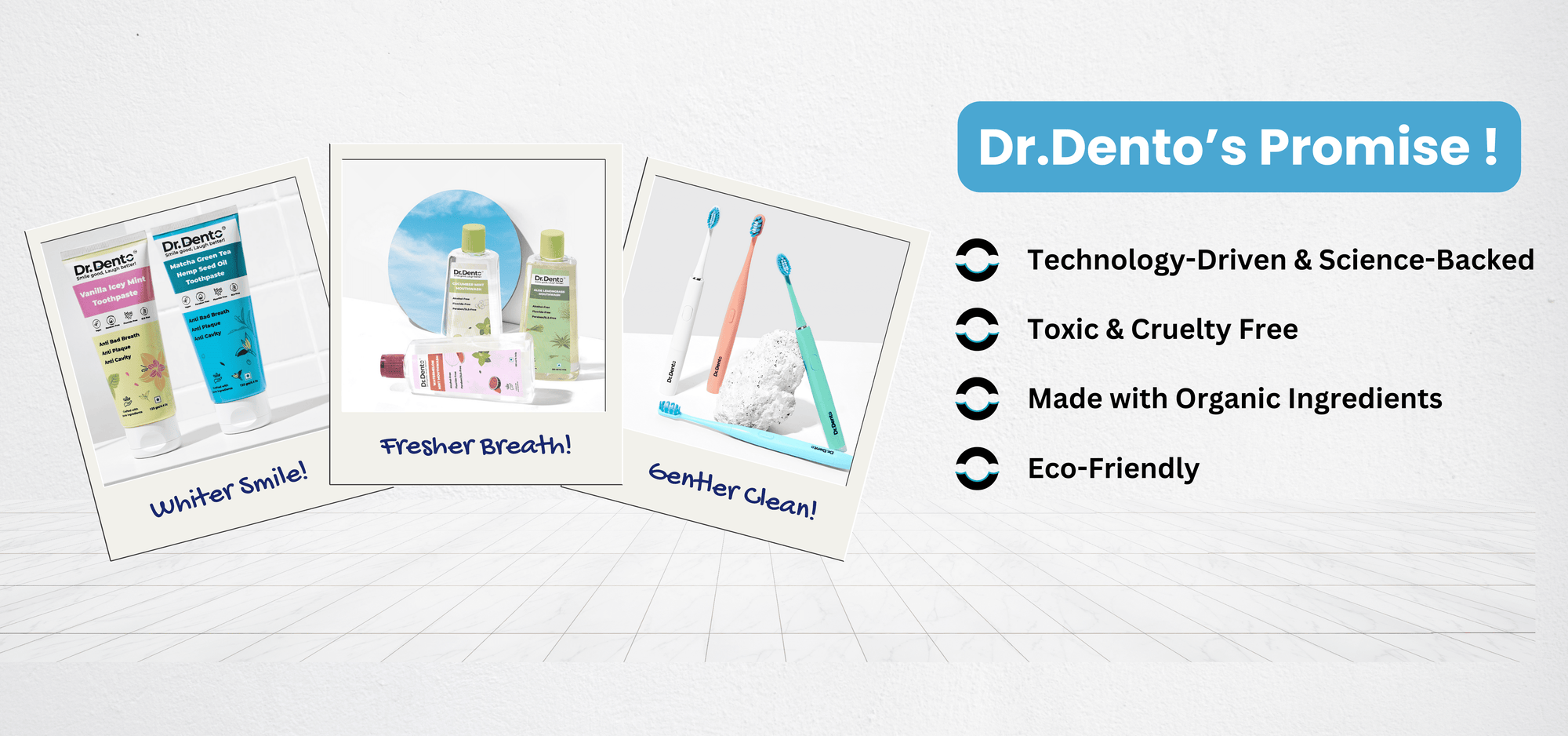 Dr.Dento- Electric Toothbrush, Organic Toothpaste & Mouthwash in India ...