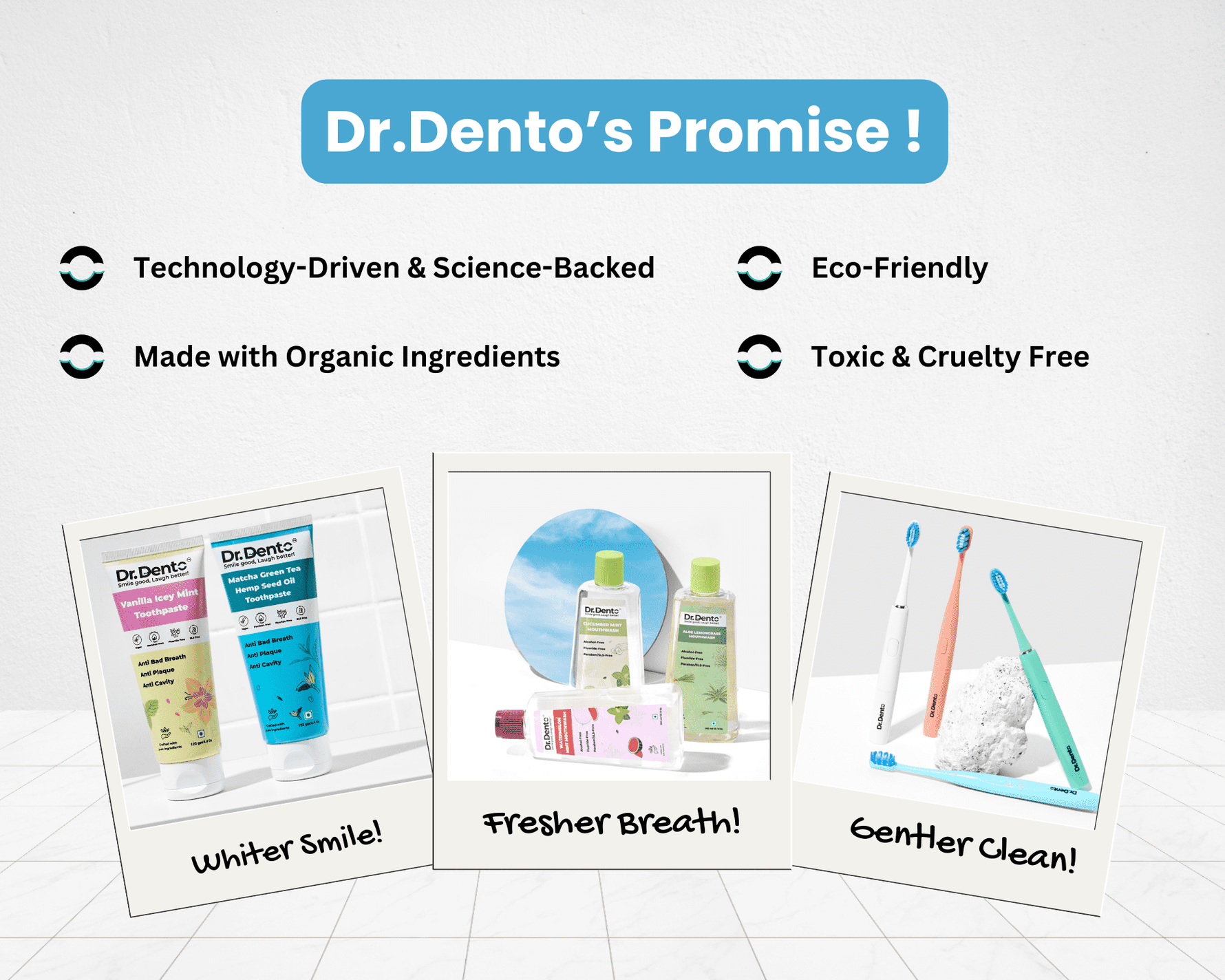 Dr.Dento- Electric Toothbrush, Organic Toothpaste & Mouthwash in India ...