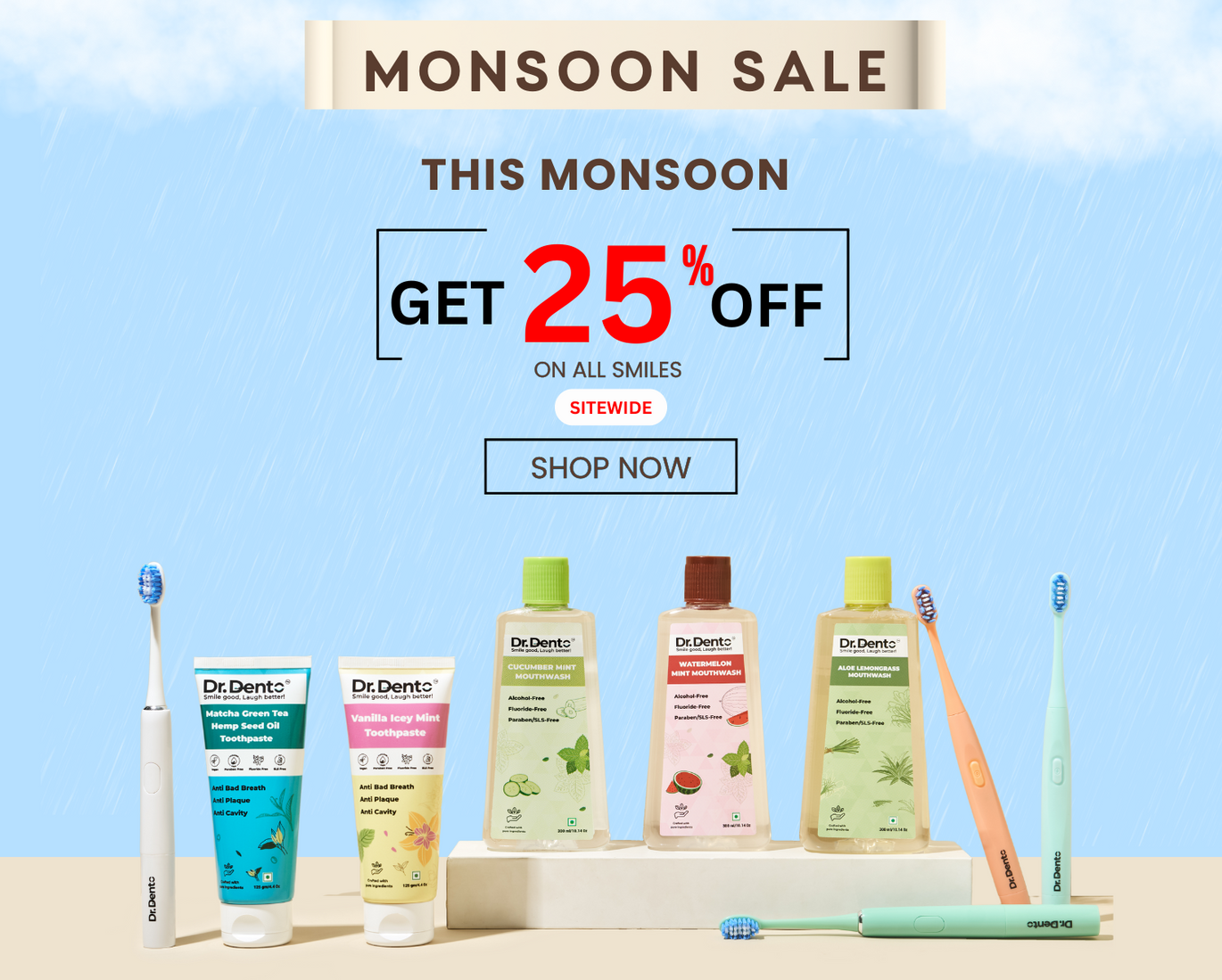 Dr.Dento- Electric Toothbrush, Organic Toothpaste & Mouthwash in India ...