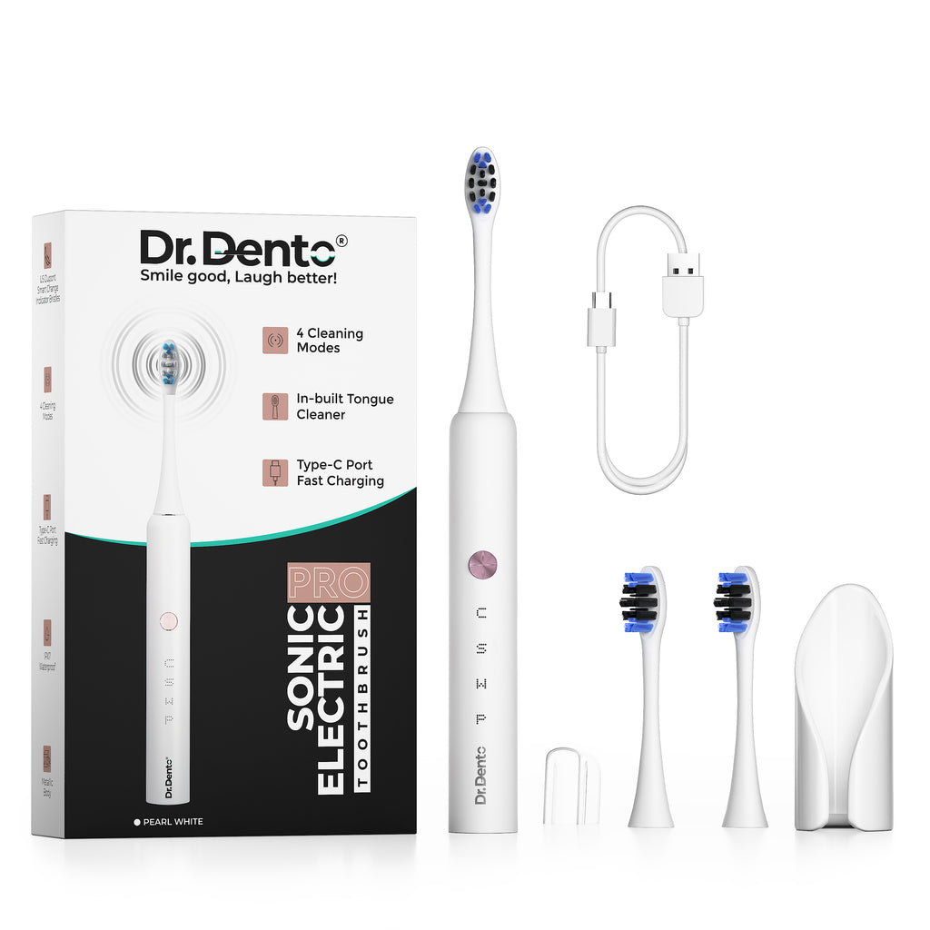 Pro Series Sonic Rechargeable Smart Electric Toothbrush – Dr.Dento ...