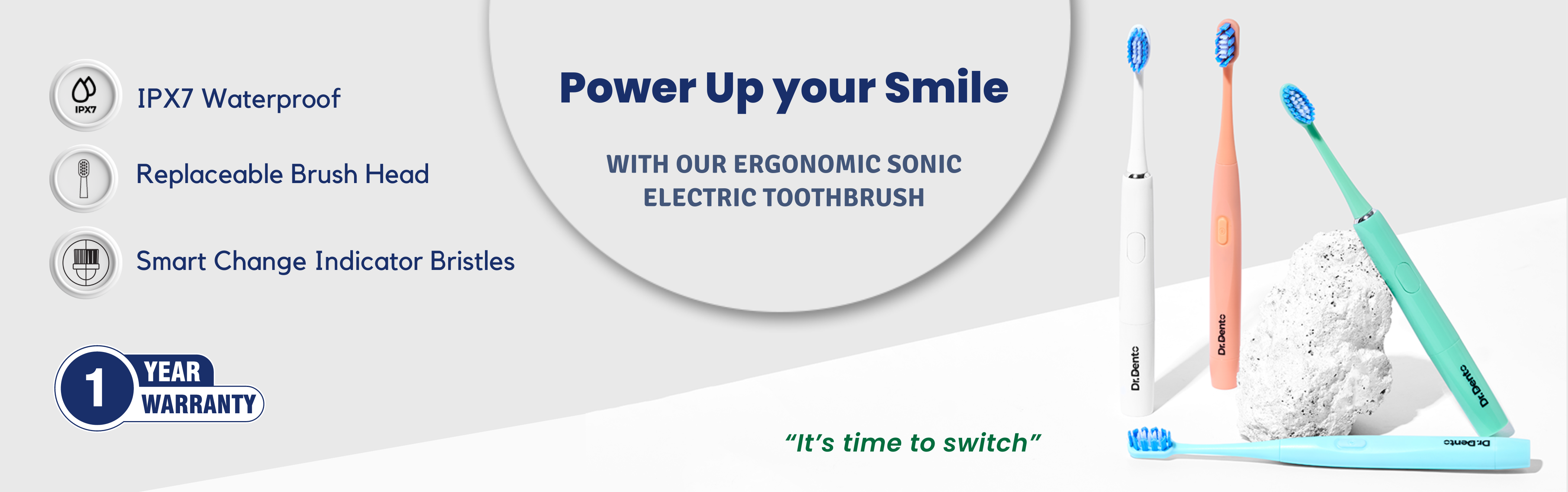 Dr.Dento- Electric Toothbrush, Organic Toothpaste & Mouthwash in India