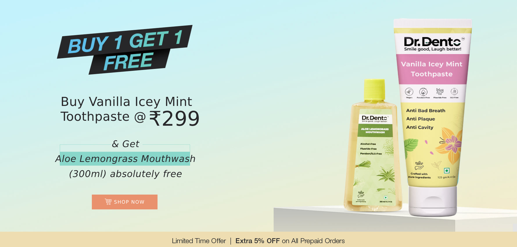 Dr.Dento- Electric Toothbrush, Organic Toothpaste & Mouthwash in India ...